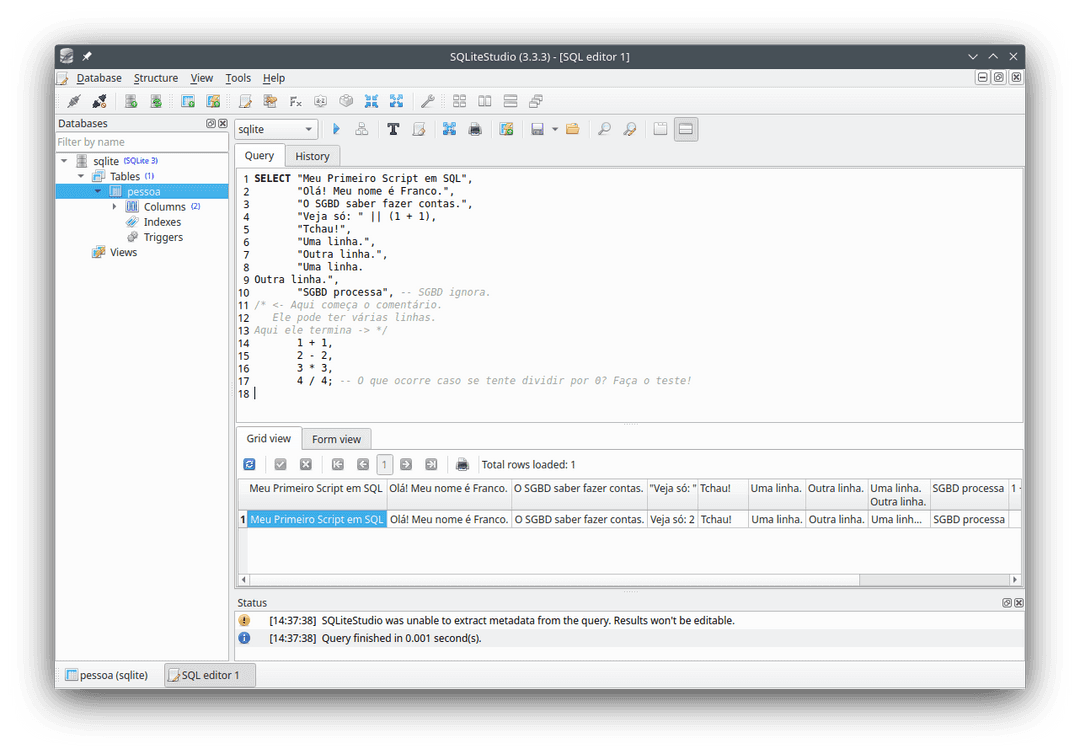 Ambientes de Desenvolvimento: Configuração para Programação em SQL com ...